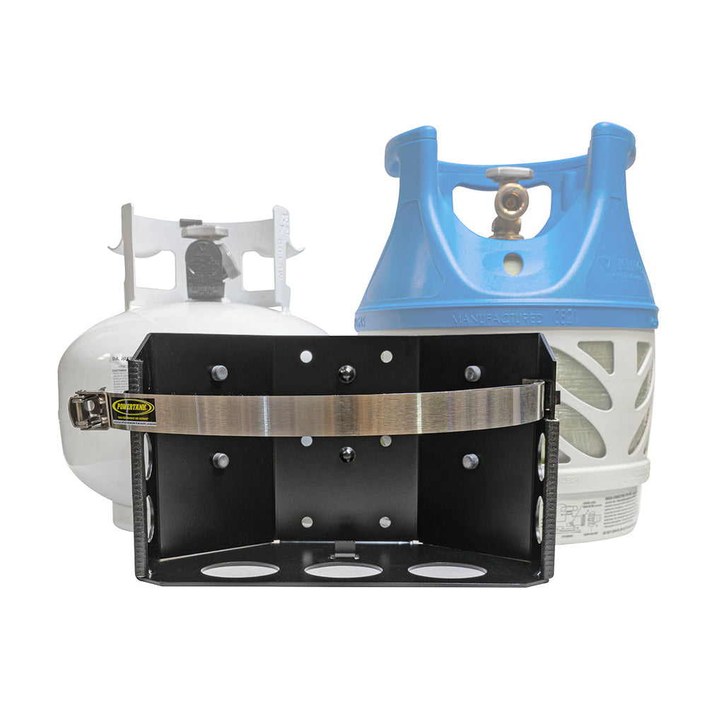 Tor LOCKER Bracket for 11 lb Squatty Propane Tank & 11 lb Viking Compo