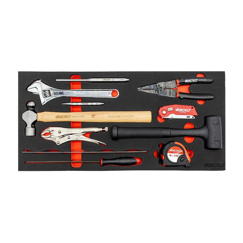 11-Piece Utility Tool Set for 5-Drawer Hand Carry Box