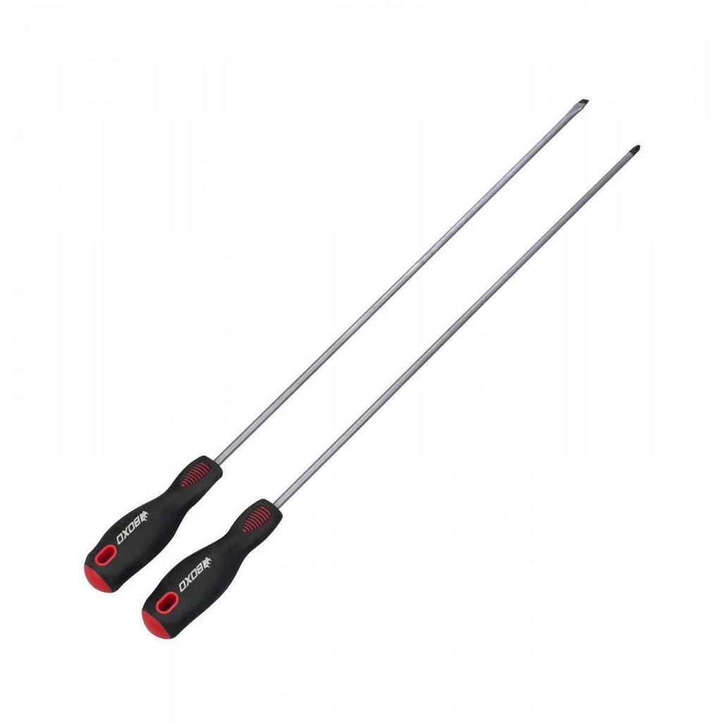 2-Piece Slotted and Phillips Long Reach Screwdriver Set