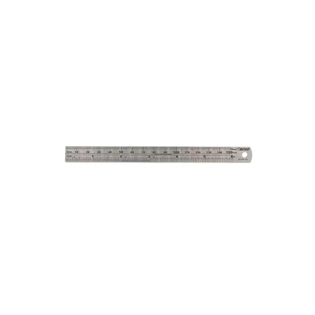 6" Steel Ruler with Conversion Table