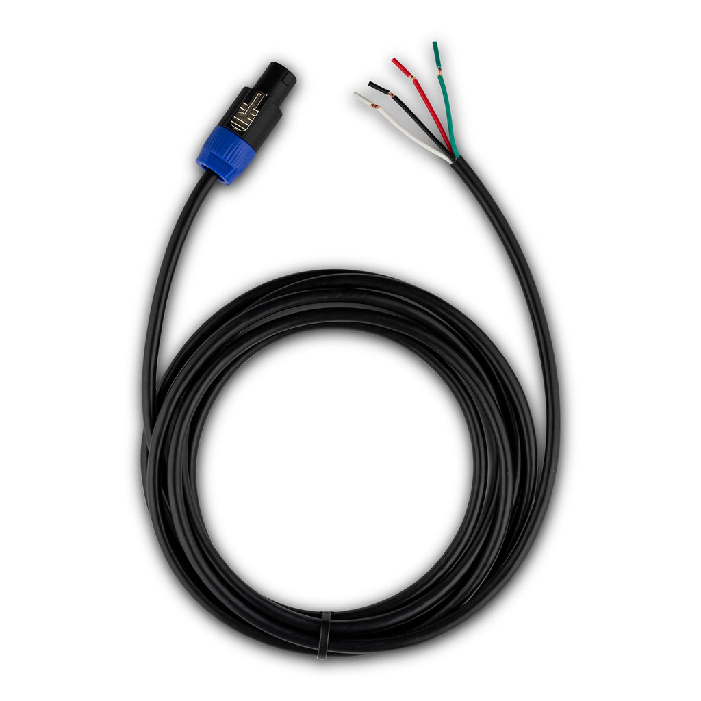Voceteo Box Speakon Cable Connector 4 x 14GA OFC Power Wire 12 Feet