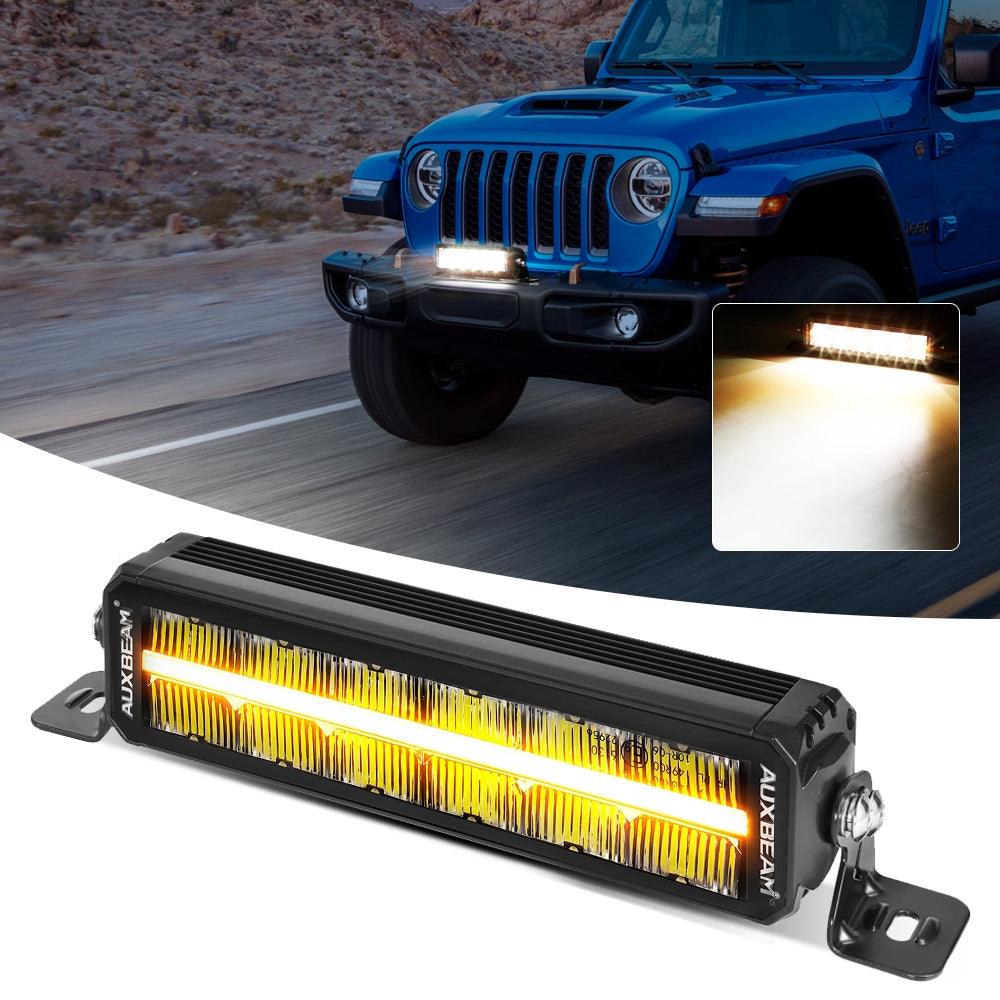 Auxbeam® Light Bar, 8160LM 12 Inch Off Road Driving Beam LED Light Bar ...