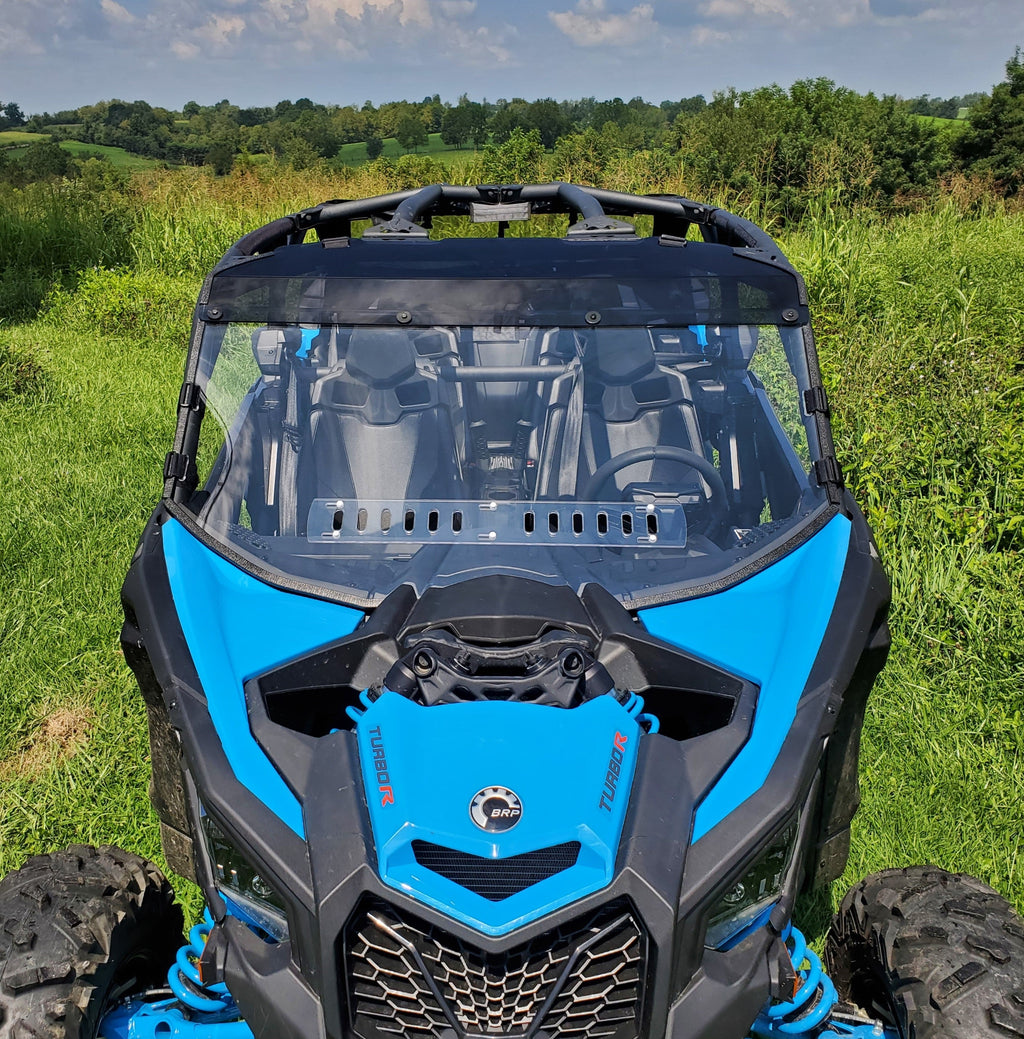 Can-Am Maverick X3 Max - 2 Pc Windshield with Tinted Visor w/Hard Coat