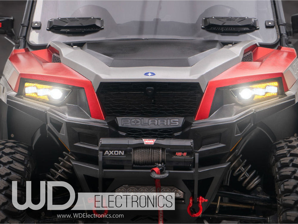 Polaris General Integrated Street Legal Kit / Turn Signal Kit - Replacement Headlights